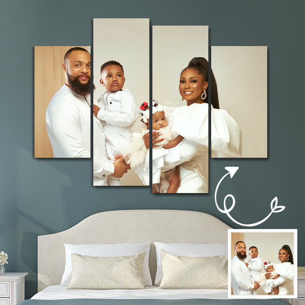 Print into Canvas Custom Photo Collage Canvas for Home Decoration ...